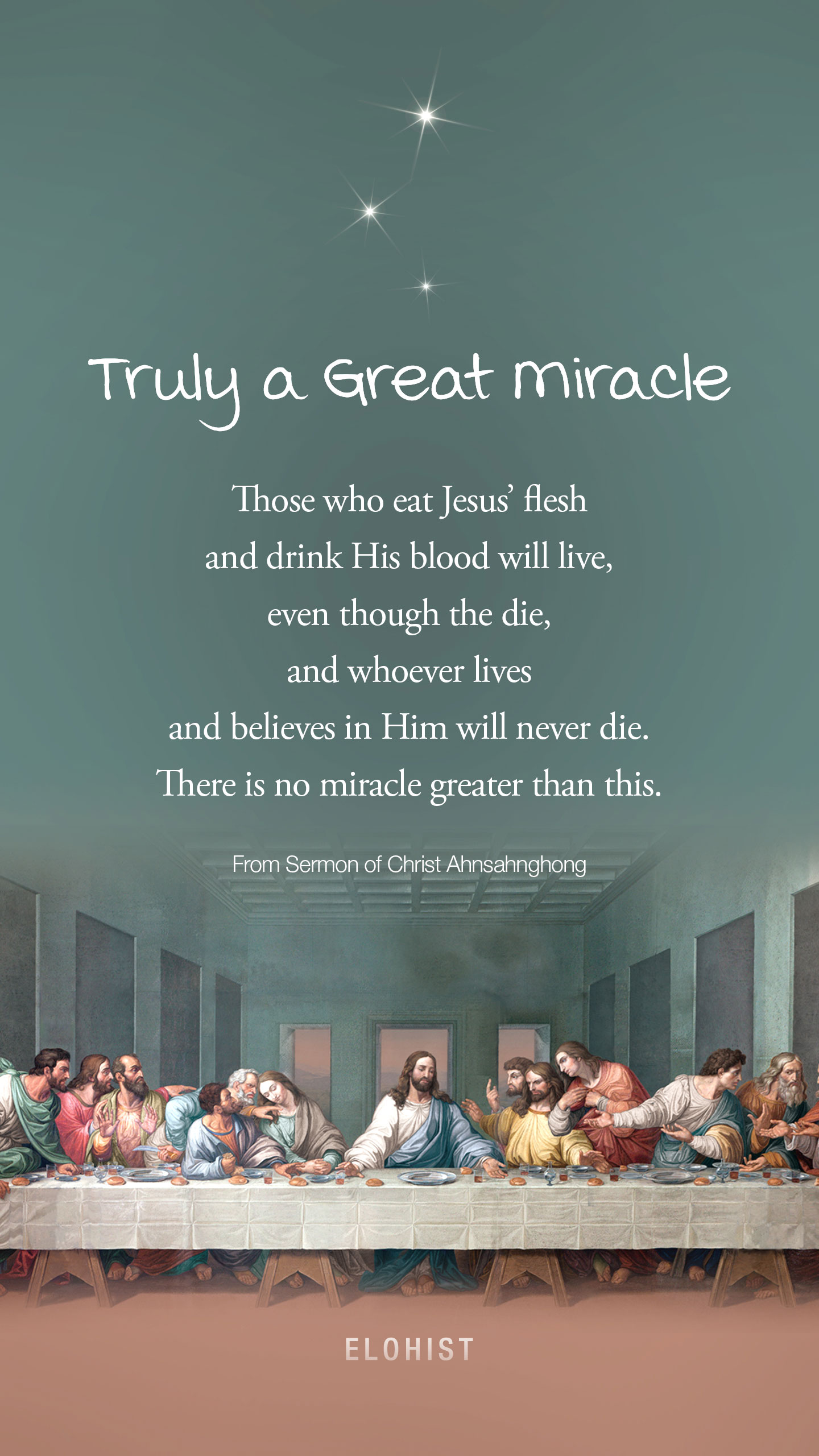 Truly a Great miracle - Elohist